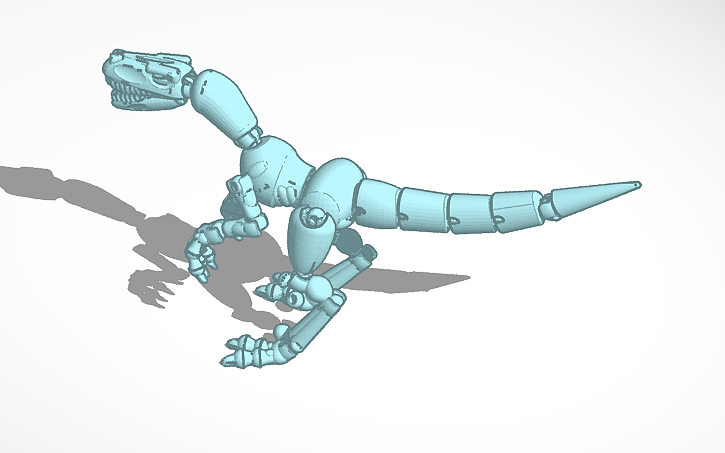3D design Complete Dinosaur - Tinkercad