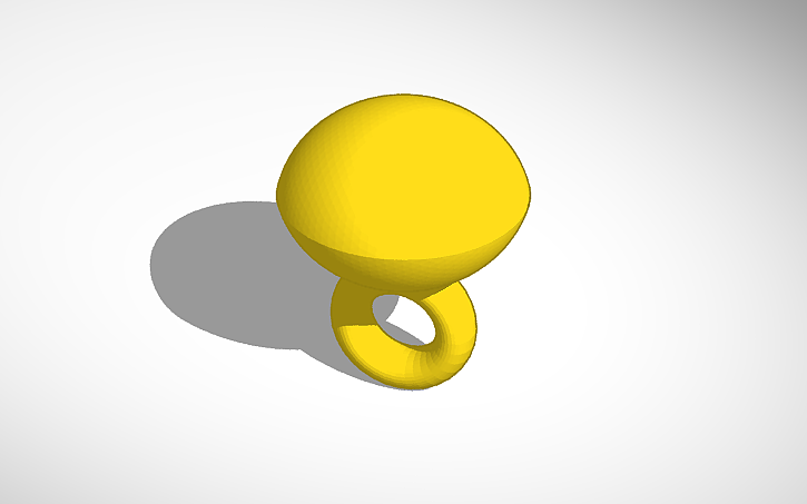 3D design Medieval Button Oblate Bi-conal 1 | Tinkercad