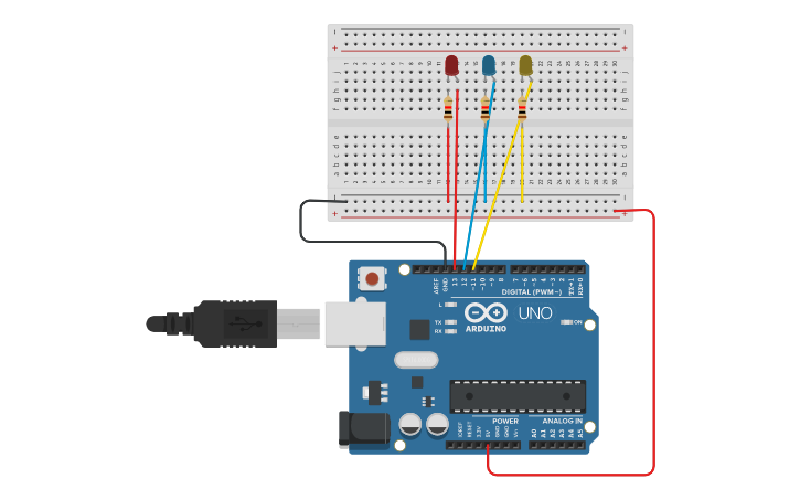 Circuit Design Arduino Tp 1 Tinkercad