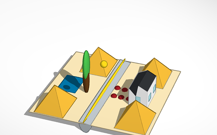 3D design Copy of Desert | Tinkercad