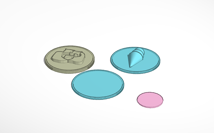 3D design Coin - Tinkercad