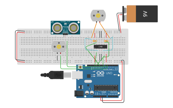 Circuit design lavadora chiquita :v - Tinkercad