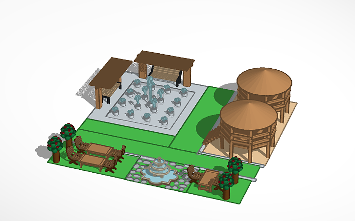 3D design Garden - Tinkercad