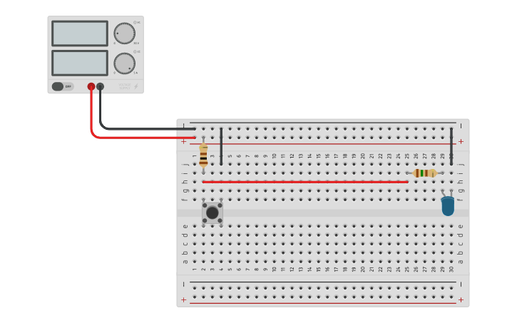 Circuit design Practical Digital logic circuit - Tinkercad