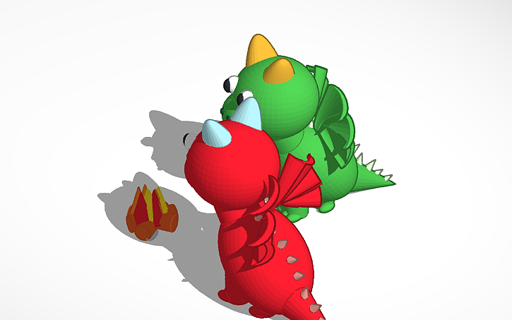 3D design dragon | Tinkercad