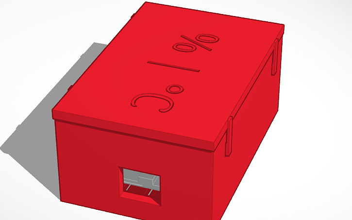 3D design Temp-Sensor Box - Tinkercad