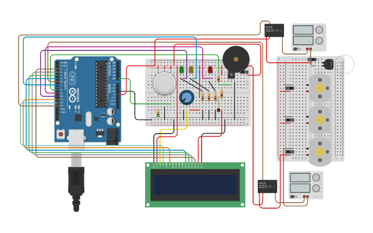 Circuit Design Alat Pendeteksi Kebocoran Gas Didalam Ruangan Berbasis