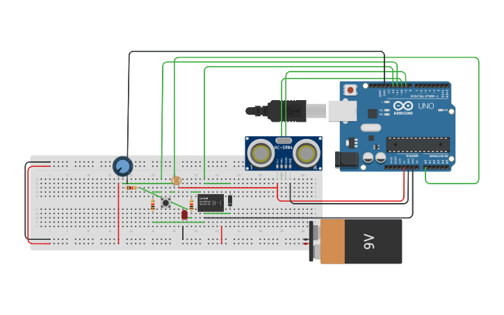 Circuit design Mini Project 2 - 202255s | Tinkercad