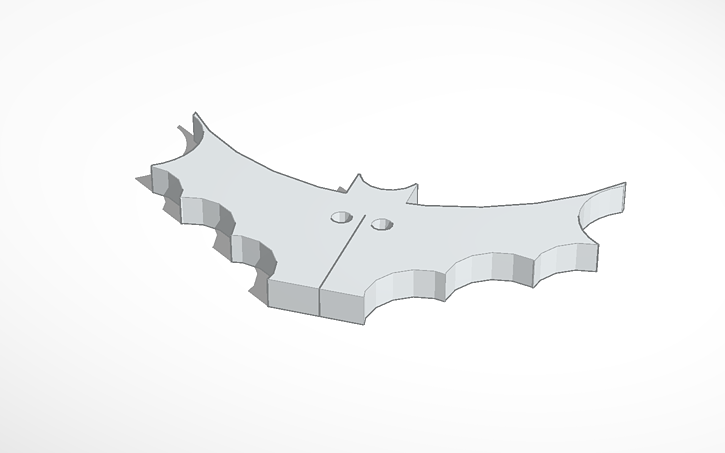 3D design bat | Tinkercad