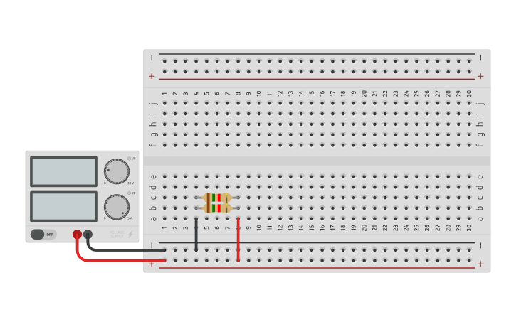 Circuit Design Parallel Connection Tinkercad