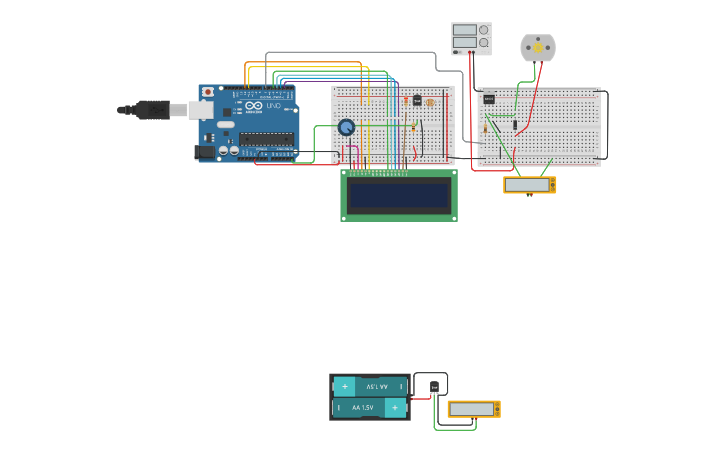 Circuit design Greenhouse - Tinkercad