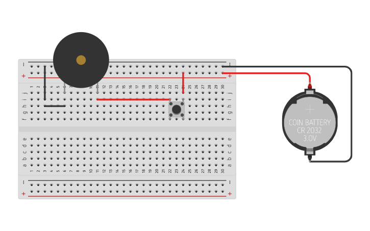 Circuit design Buzzer | Tinkercad