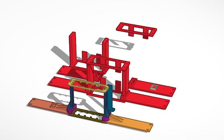 3D design SB6183 Rack Mount - Tinkercad