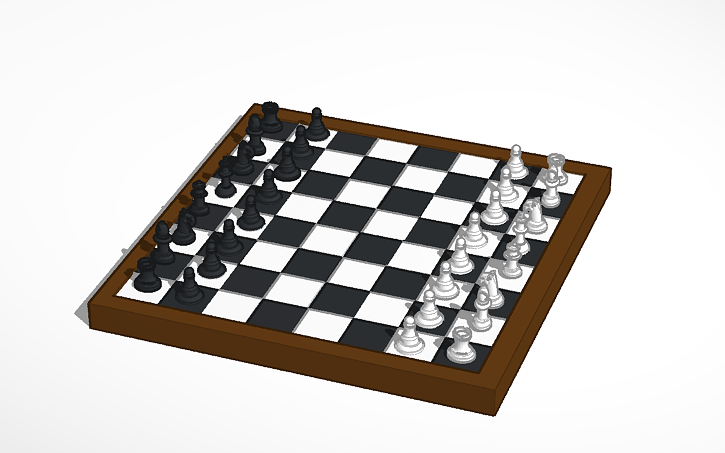 3D design Chess set - Tinkercad