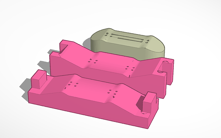 3D design Fingerboard mold - Tinkercad