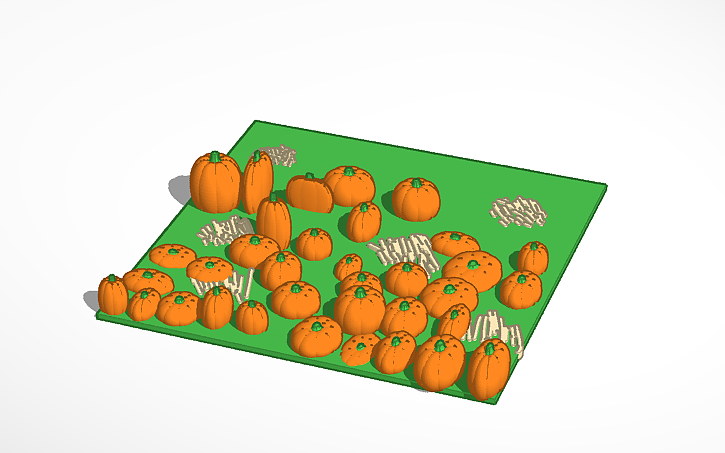 3D design Punkin patch | Tinkercad