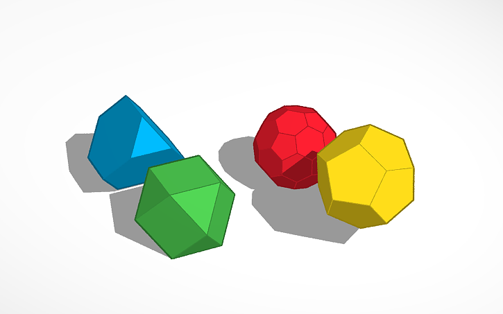 3D design Polyhedrons - Tinkercad