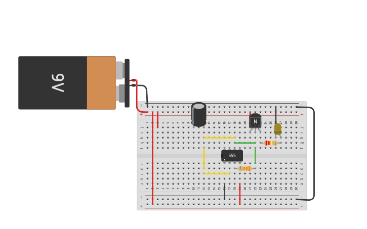 Circuit design Copy of Atividade 3 - Fade com um LED | Tinkercad
