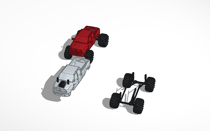 3D design truck - Tinkercad