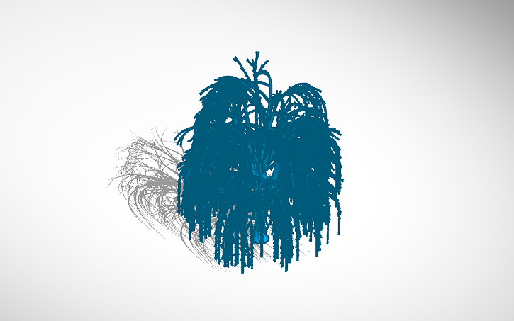 3D design willow tree - Tinkercad