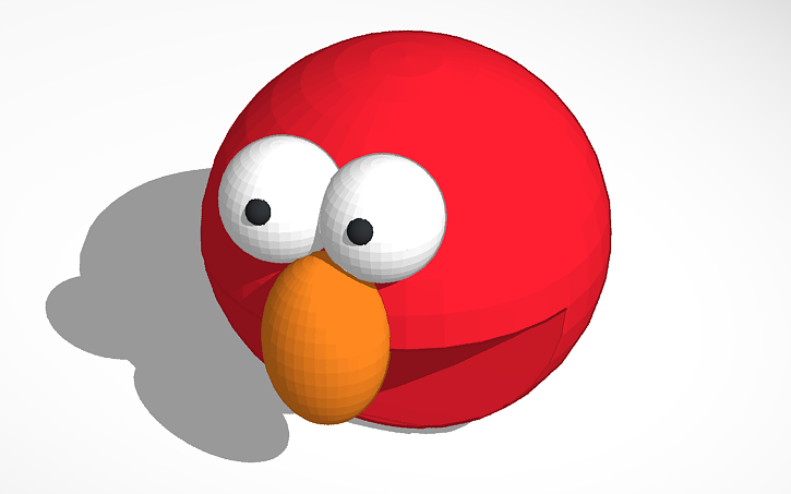 3D design elmo - Tinkercad