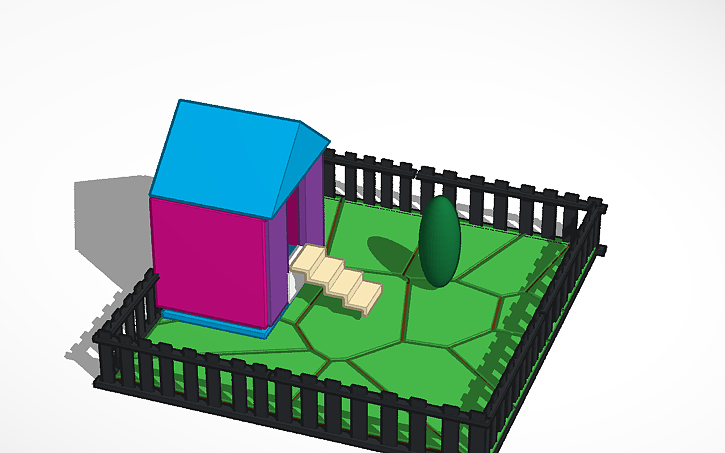 3D design Fence - Tinkercad