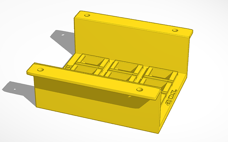 3D design 12 port Keystone Mount | Tinkercad
