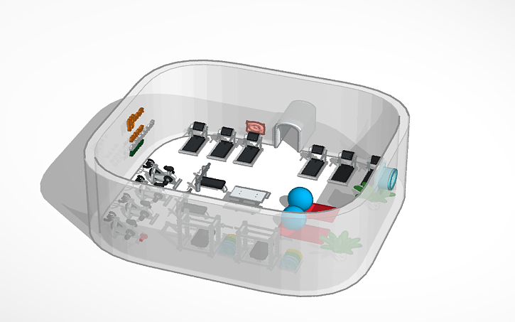 3D design aditya's gym - Tinkercad
