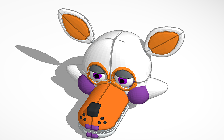 3D design fnaf lolbit with eyes - Tinkercad
