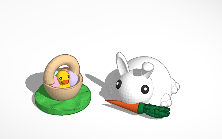 3D design Happy Easter | Tinkercad