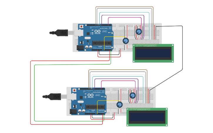Circuit Design Master And Slave Tinkercad