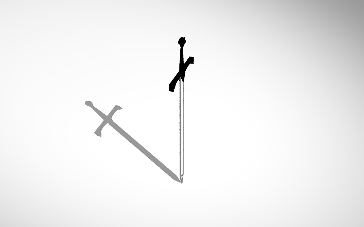 3d Design Custom Longsword Tinkercad