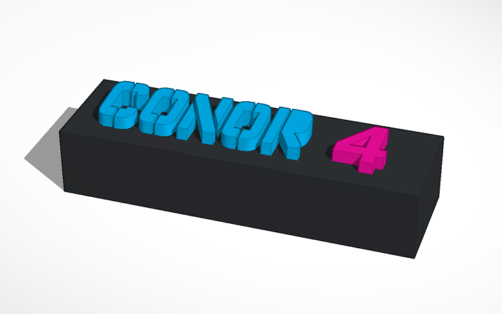 3D design Conor #Landon | Tinkercad