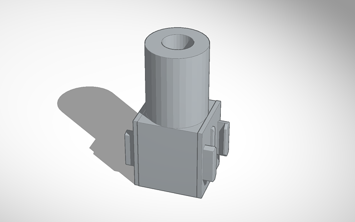 3D design gopro pole mount - Tinkercad