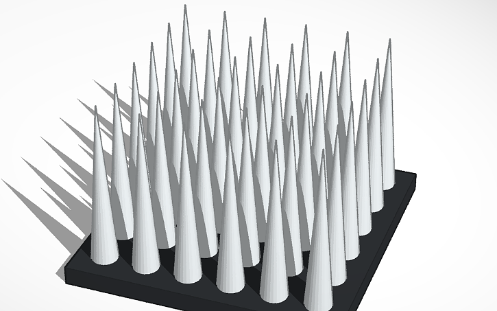 3D design Spikes - Tinkercad