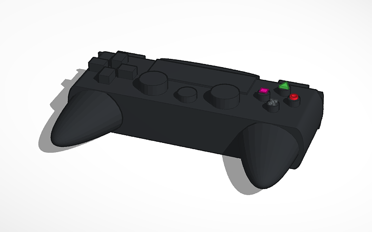 3D design game controller | Tinkercad