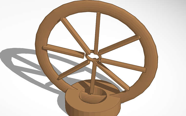 3D design Wheel - Tinkercad