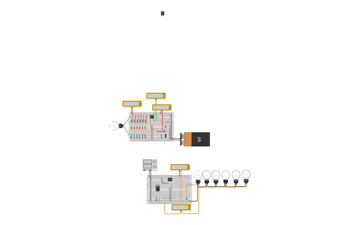 Circuit design Taller 5 - Electronica Basica | Tinkercad