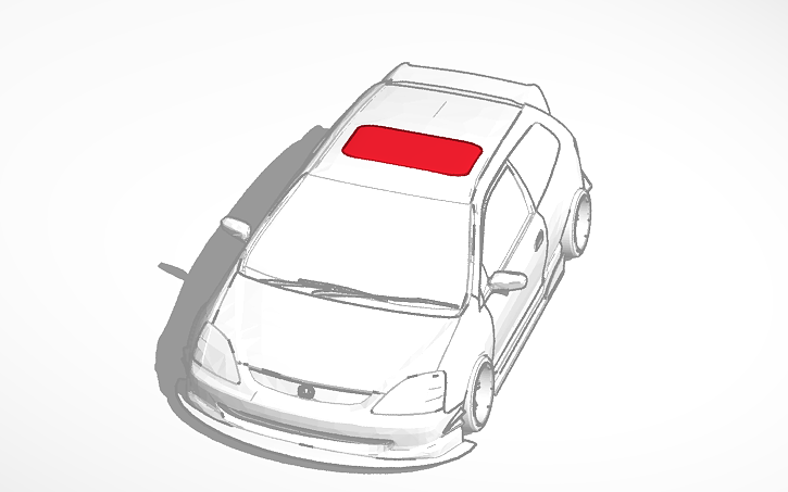 3D design Honda Civic EP3 - Tinkercad