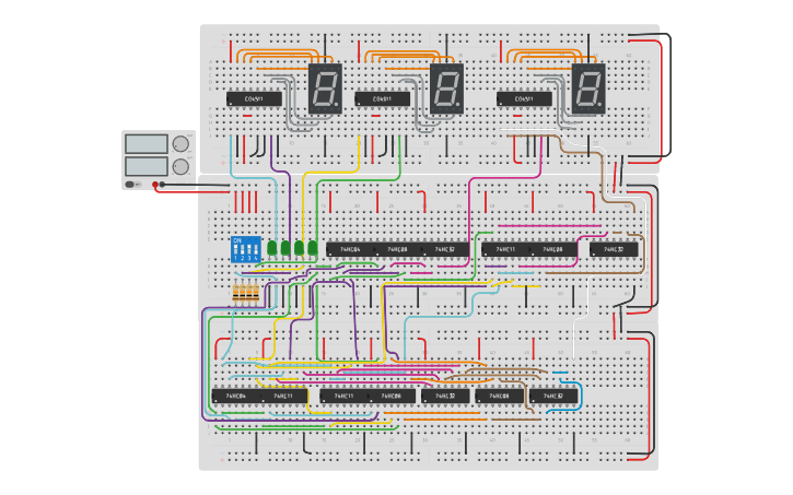 Circuit Design Sumadores De Dos Bits Tinkercad