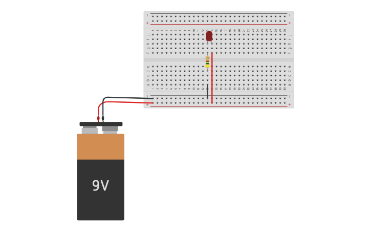 Circuit design LED CIRCUIT | Tinkercad