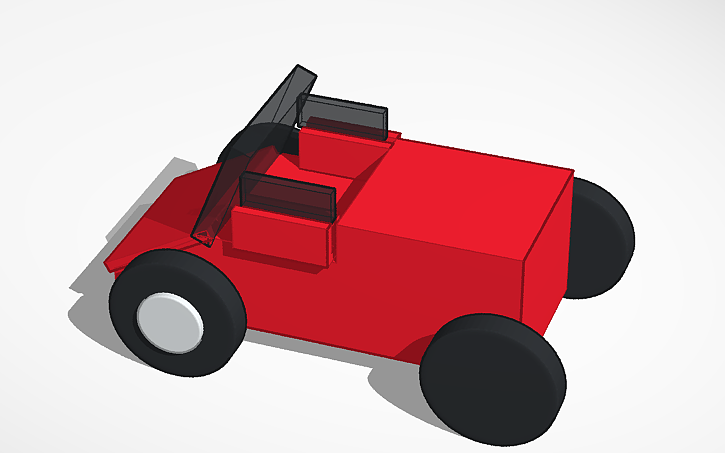 3D design working car - Tinkercad