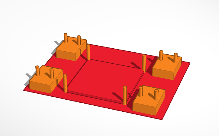 3D design Solar_BackPlate_v04 - Tinkercad