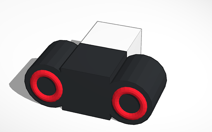3D design ultrasonic sensor - Tinkercad