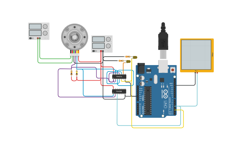 Circuit design Lab 8 Template: Motor Control Part 1 - Tinkercad