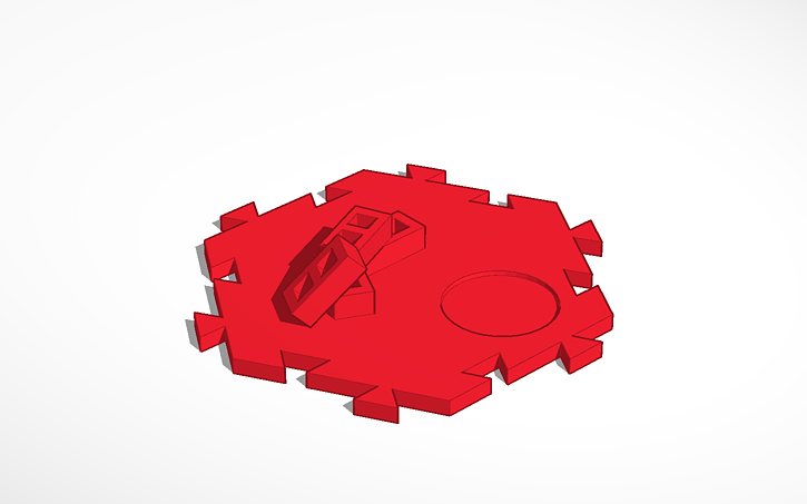 3D design Catan Red x3 Brick Tile | Tinkercad