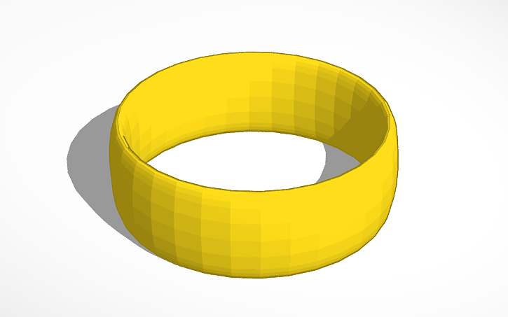 3D design sonic ring | Tinkercad