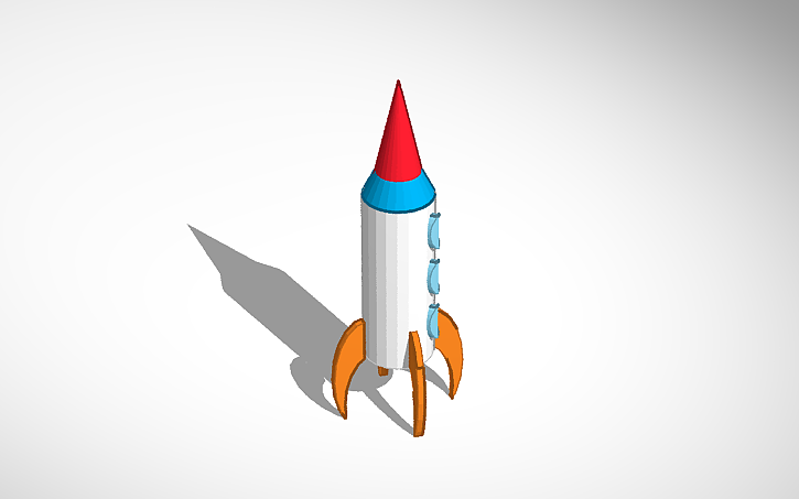 3D design Rocket | Tinkercad