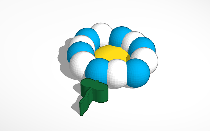 3D design flower | Tinkercad