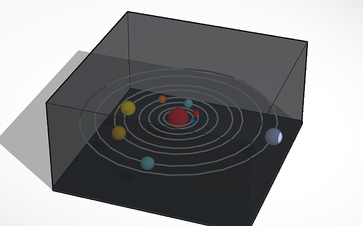 3D design Solar system - Tinkercad